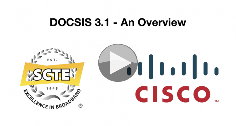 Video: DOCSIS 3.1 - An In-depth Overview – The Broadcast Knowledge
