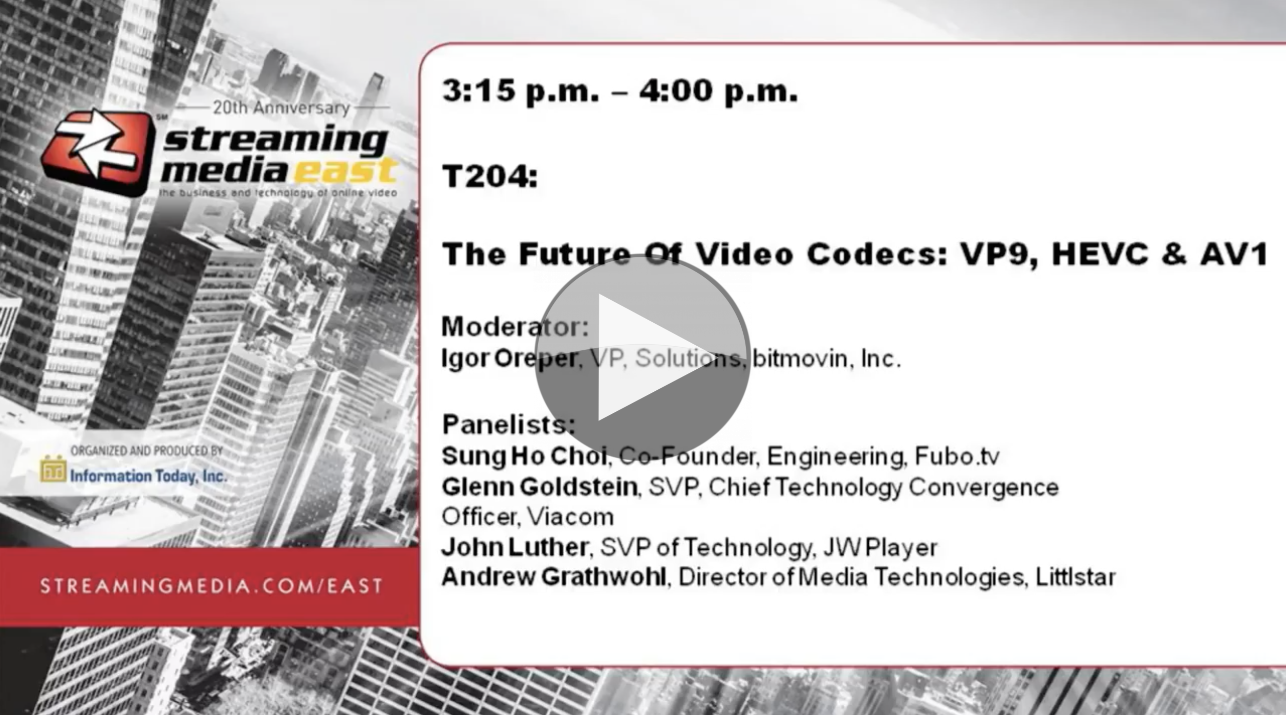 Video: The Future of Video Codecs: VP9, HEVC, AV1 – The Broadcast Knowledge