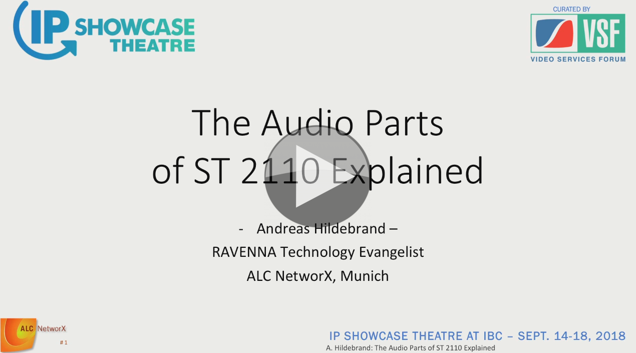 Video: The Audio Parts of ST 2110 Explained – The Broadcast Knowledge