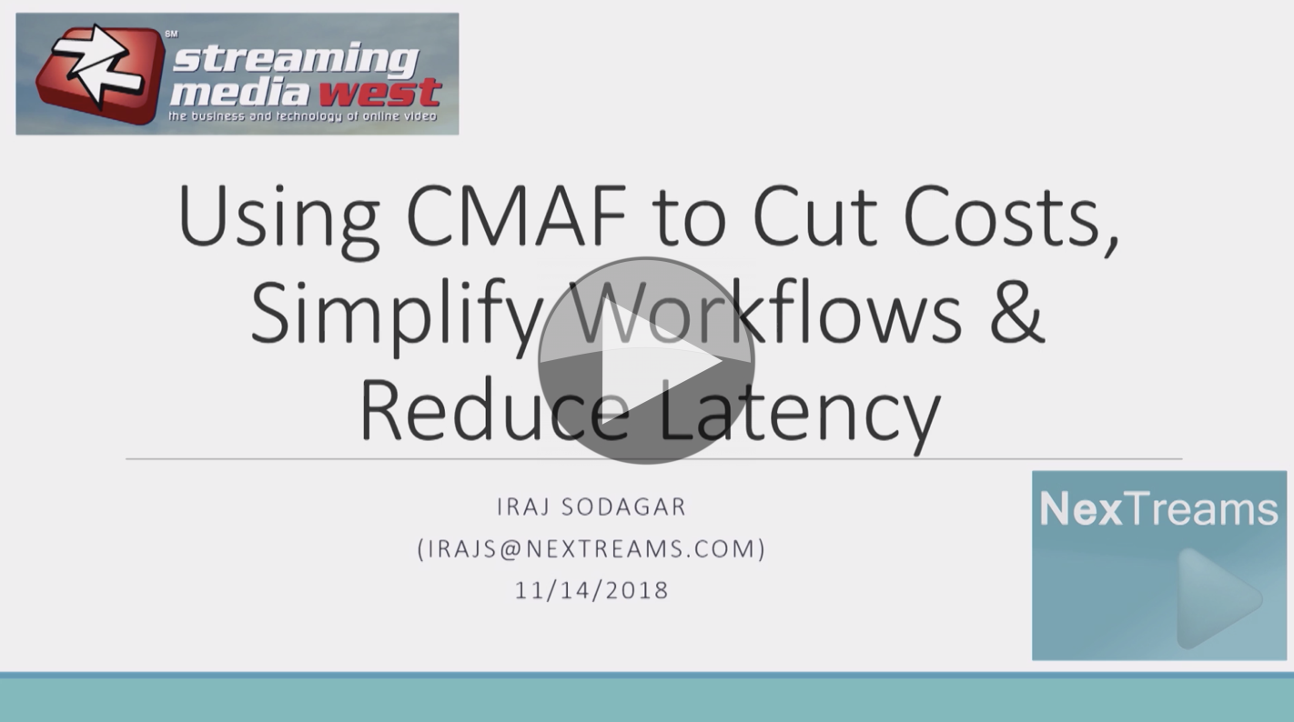 Video: Using CMAF to Cut Costs, Simplify Workflows & Reduce Latency ...