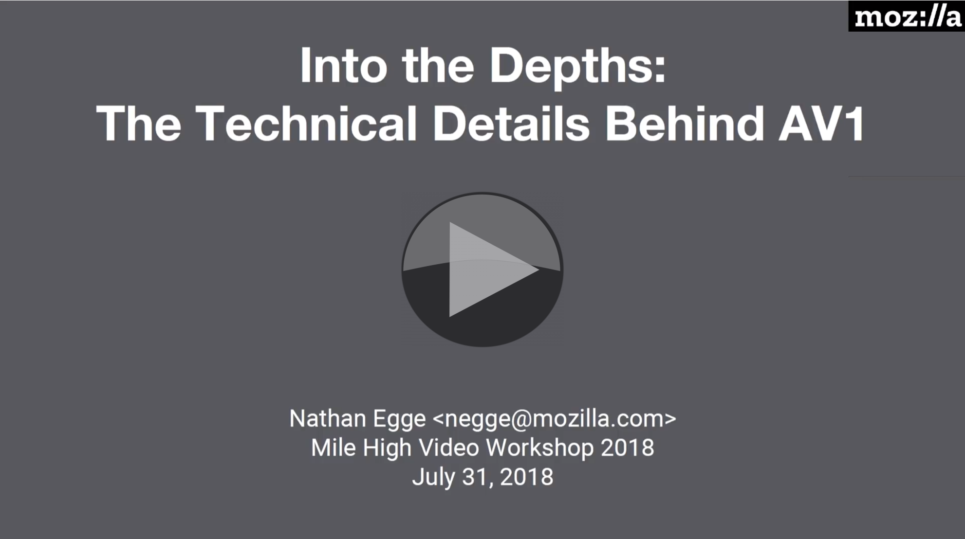Video: Into the Depths: The Technical Details behind AV1 – The ...