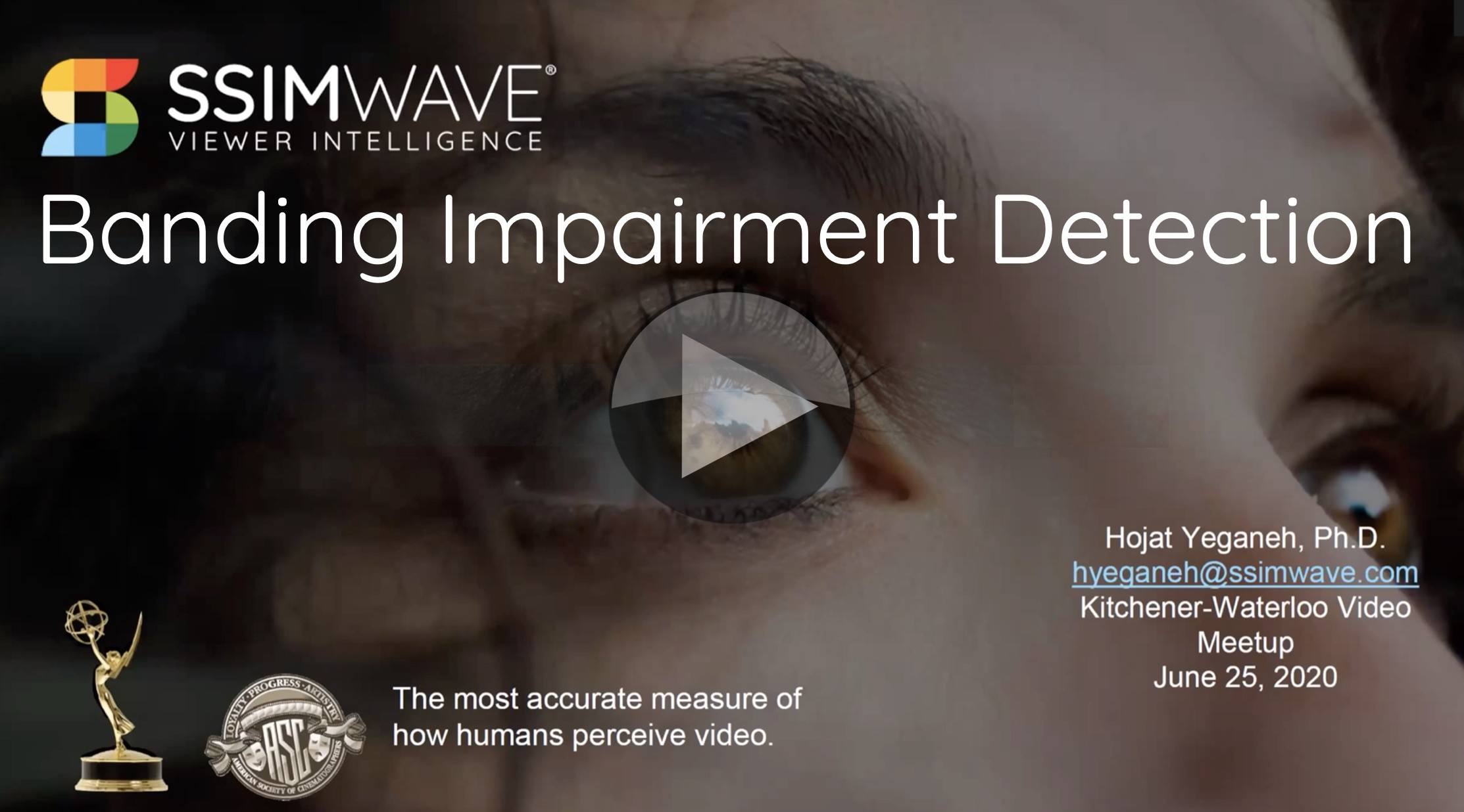 Video: Banding Impairment Detection – The Broadcast Knowledge