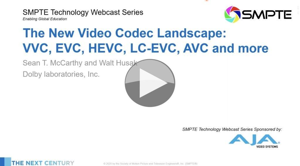 Video: The New Video Codec Landscape - VVC, EVC, HEVC, LC-EVC, AV1 and ...